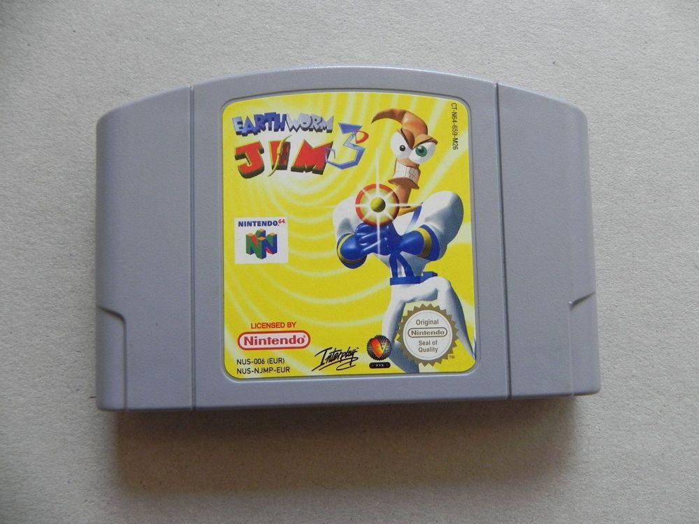 Nintendo 64 Modul Earth Worm Jim N 64 Game (Gebraucht) in Siebnen für ...