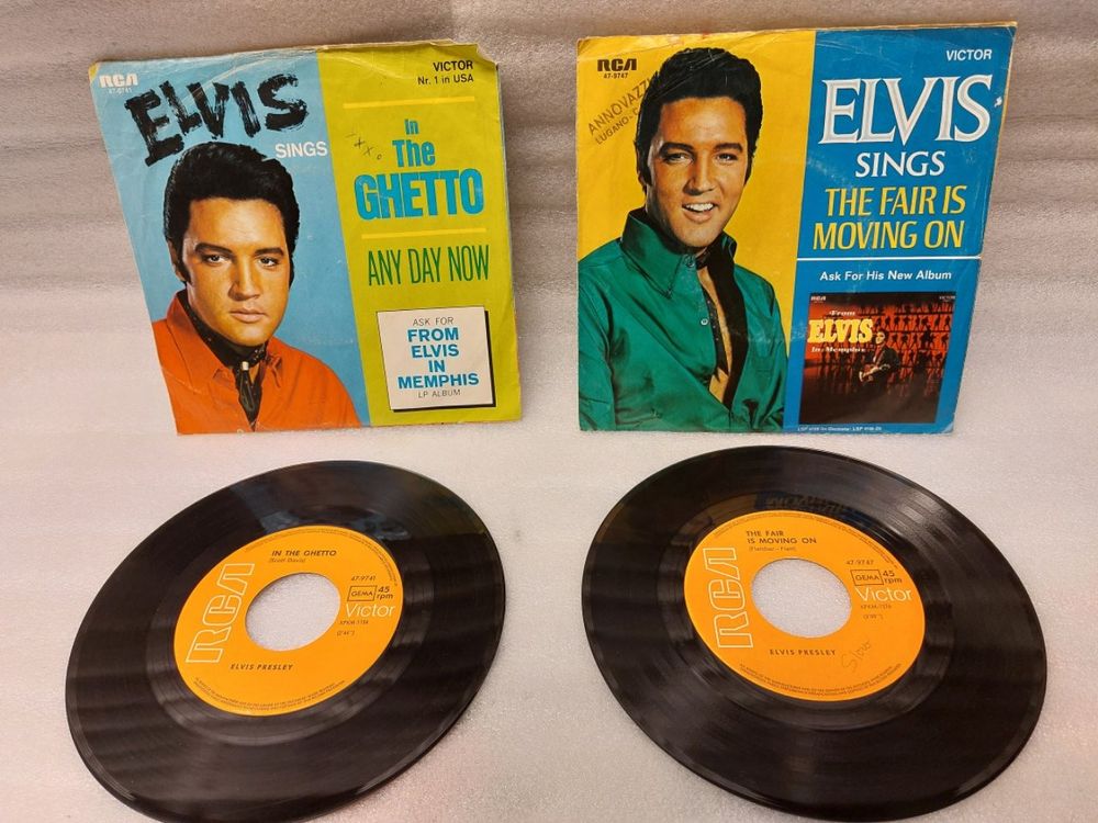 2x Elvis Presley - Vinyl - 1969 (Gebraucht) in Pambio Noranco für CHF 14 – mit Lieferung auf ...