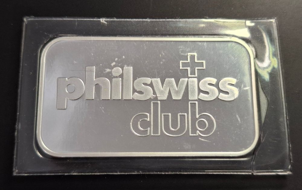 Philswiss 1 Unze Silber Barren (Gebraucht) in Bern 14 für CHF 36 – mit ...