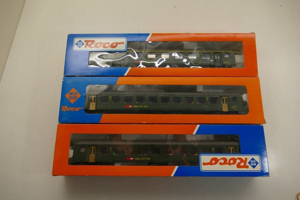 Roco H0: 3xSBB Personenwagen Typ A+B | Kaufen auf Ricardo