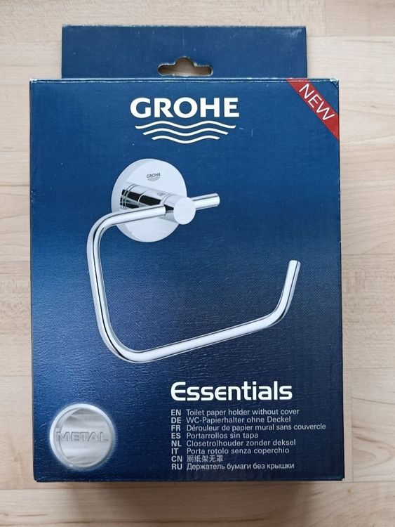 Grohe WC Papier Halter Chrome, Essential, jeu (Neu (gemäss Beschreibung)) in Wil SG für CHF 15 ...