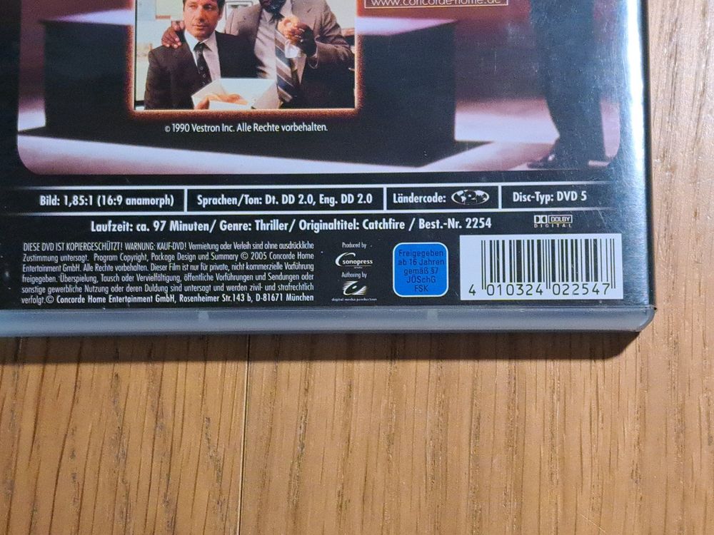 DVD Catchfire (Backtrack ) mit Jodie Foster & Dennis Hopper (Gebraucht ...