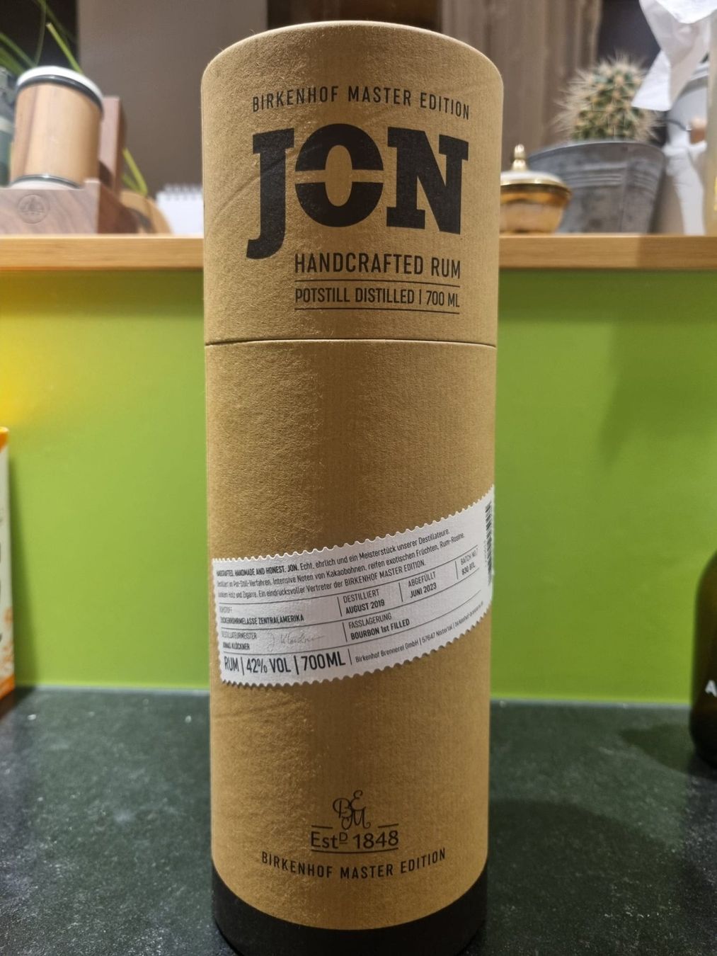 »Jon« Handcrafted Rum Birkenhof Master Edition 0.7l (Neu (gemäss ...