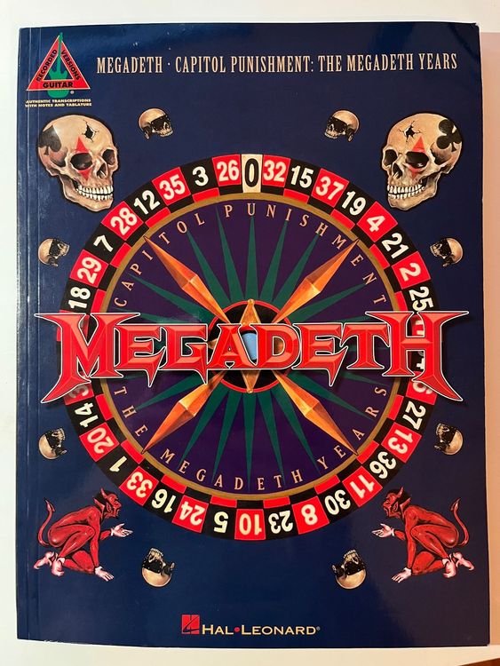 Megadeth Guitar Tabs-capitol punishment: the megadeth years | Kaufen ...