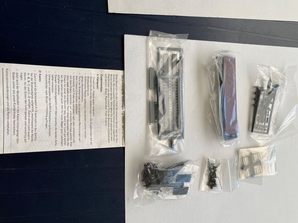 AKU Bausatz H0 Flachwagen Kkkm SBB (Neu (gemäss Beschreibung)) in Spiez ...