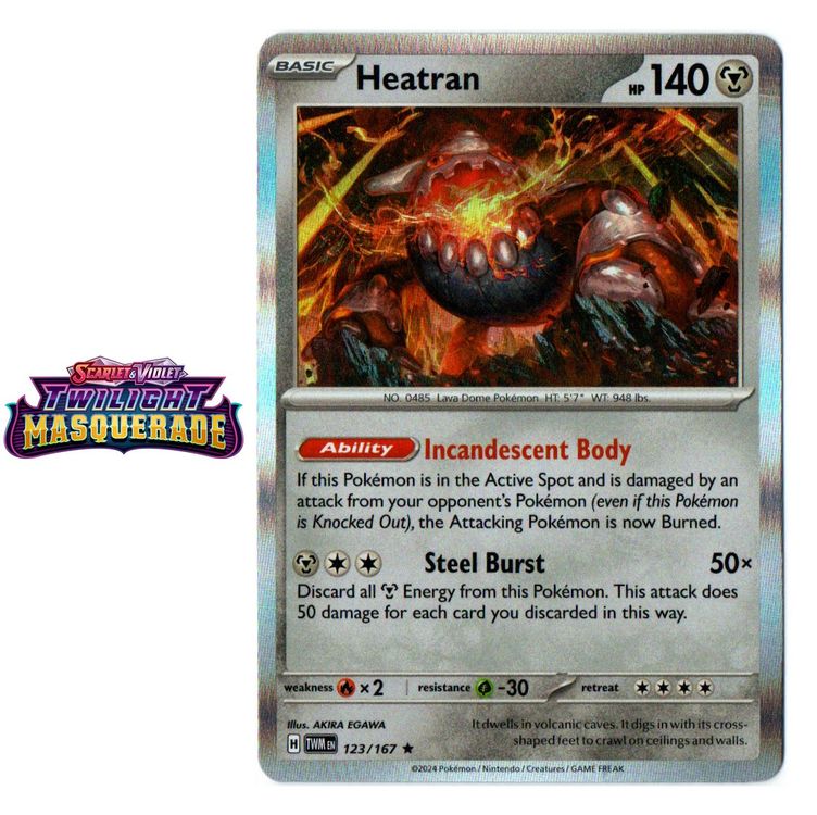 Twilight Masquerade Heatran Holo 123/167 EN | Kaufen auf Ricardo