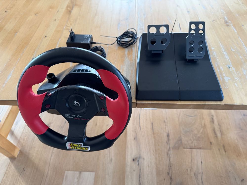 Logitech Formula Force GP - Lenkrad und Pedalerie in OVP (Gebraucht) in Wiesendangen für CHF 2 ...
