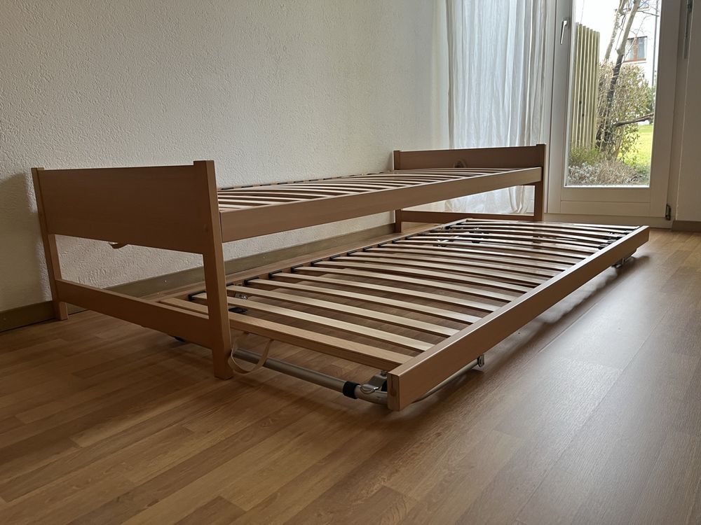 Raumsparbett Gästebett Auszugsbett 90x200 | Kaufen auf Ricardo