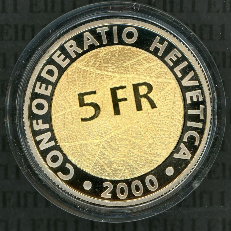 CHF___5.00 2000 Schweizer Franken PP | Kaufen auf Ricardo