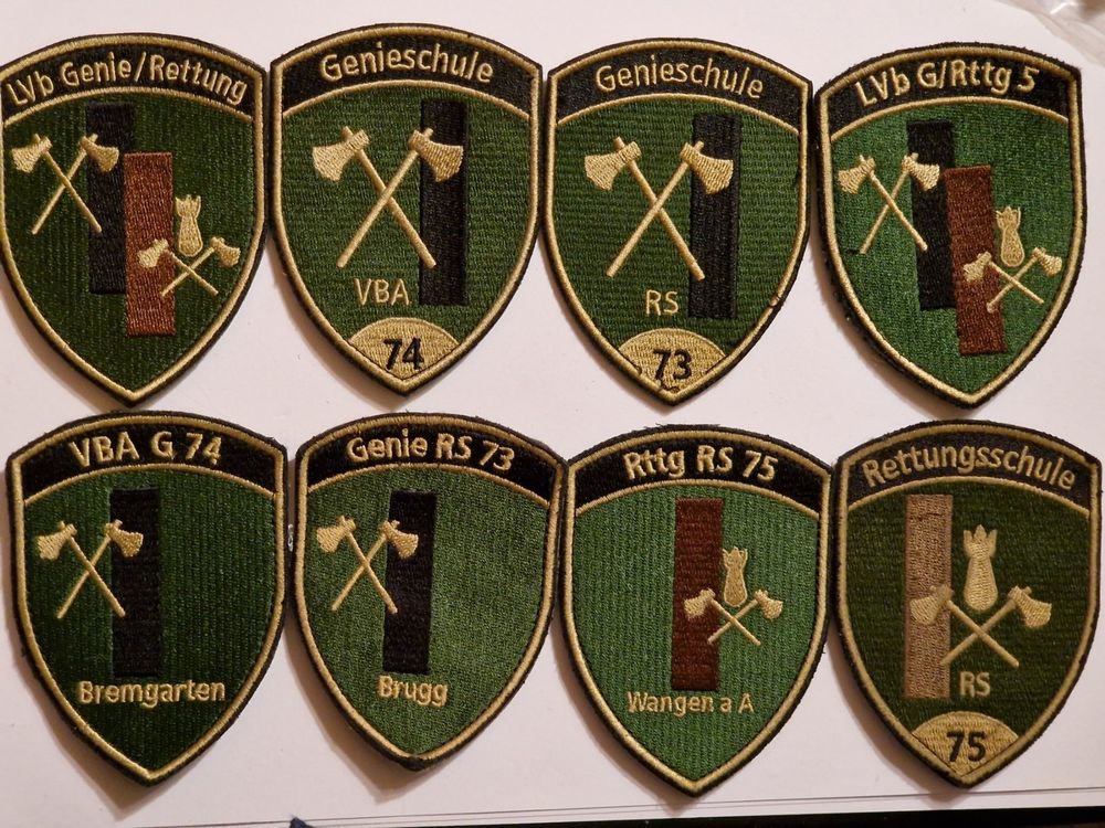 Génie Abzeichen 8 Badges Klett (Neu (gemäss Beschreibung)) in Nyon für ...