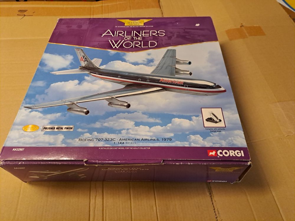 Corgi Aviation 1:144 Boeing 707-323C American Airlines (Gebraucht) in ...