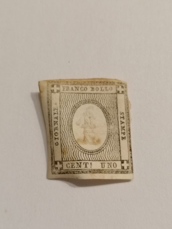 Alt Italien Sardinien Franco Bollo, Cent Uno 1861 (Usato) a Happerswil ...