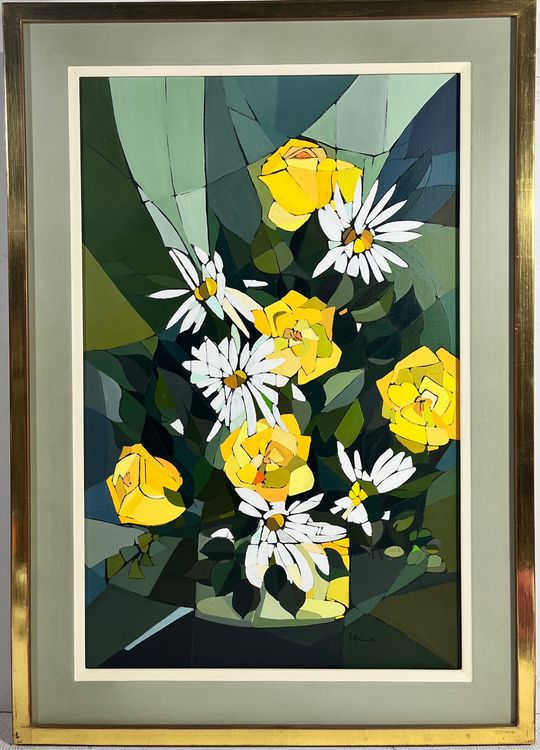 Grosse Kubistische Stilleben Gemälde, Unl. Signiert (Gebraucht) in Root für CHF 49 – mit ...