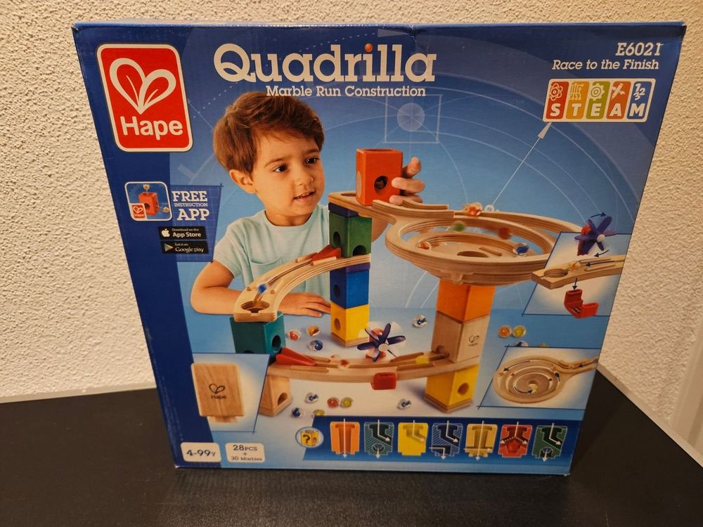 Neu - Hape - Quadrilla - Kugelbahn (Verp. beschädigt) | Kaufen auf Ricardo