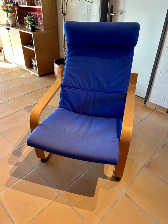 Ikea Sessel Blau