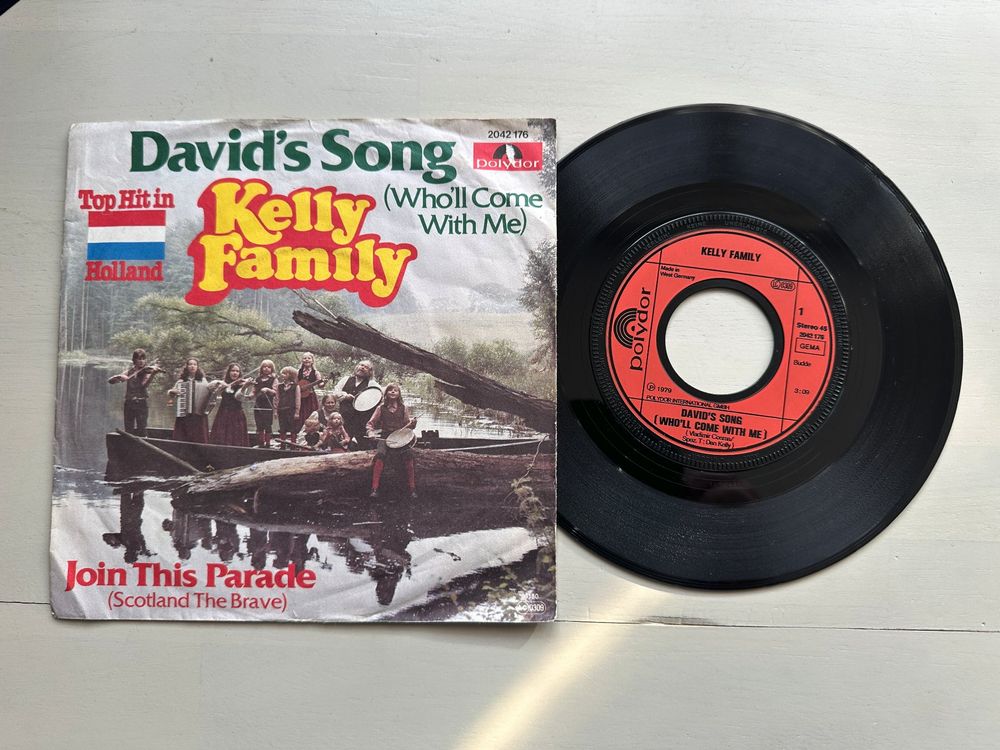 KELLY FAMILY rare Single David's Song 70's Kult Top Hit (Gebraucht) in ...