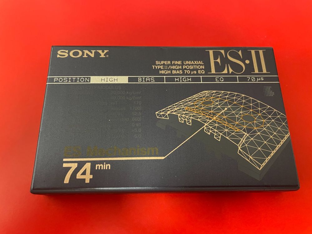 SONY ES-II 74 Type II Chrom exclusiv seltene Audio Kassette (Neu und ...