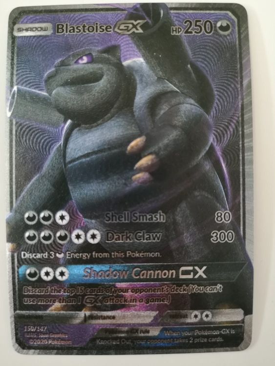 Pokemon Shadow Blastoise GX holo | Kaufen auf Ricardo