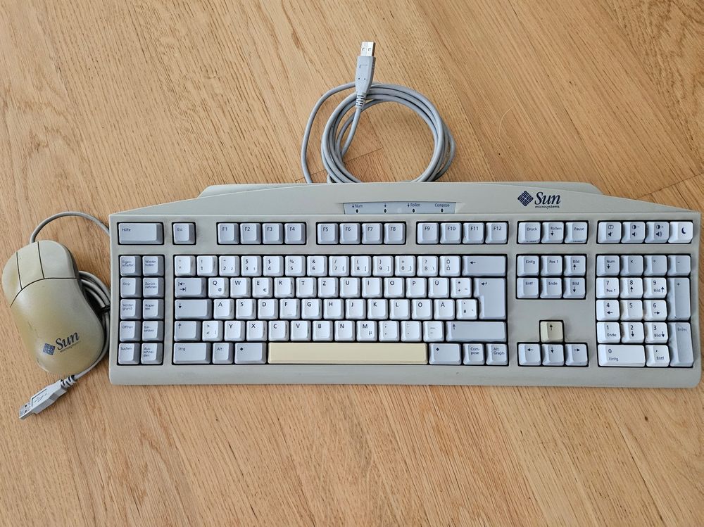 Vintage Sun Microsystems USB Tastatur + Maus | Kaufen auf Ricardo