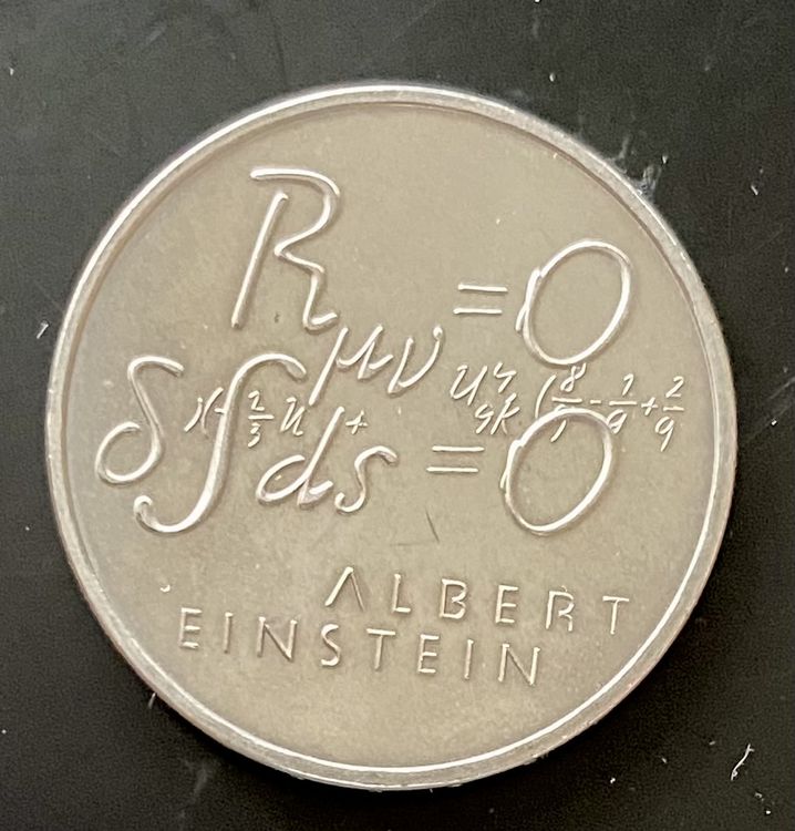 5 Franken 1979 & Albert Einstein Gedenkmünze (Gebraucht) in Basel für CHF 5 – mit Lieferung auf ...