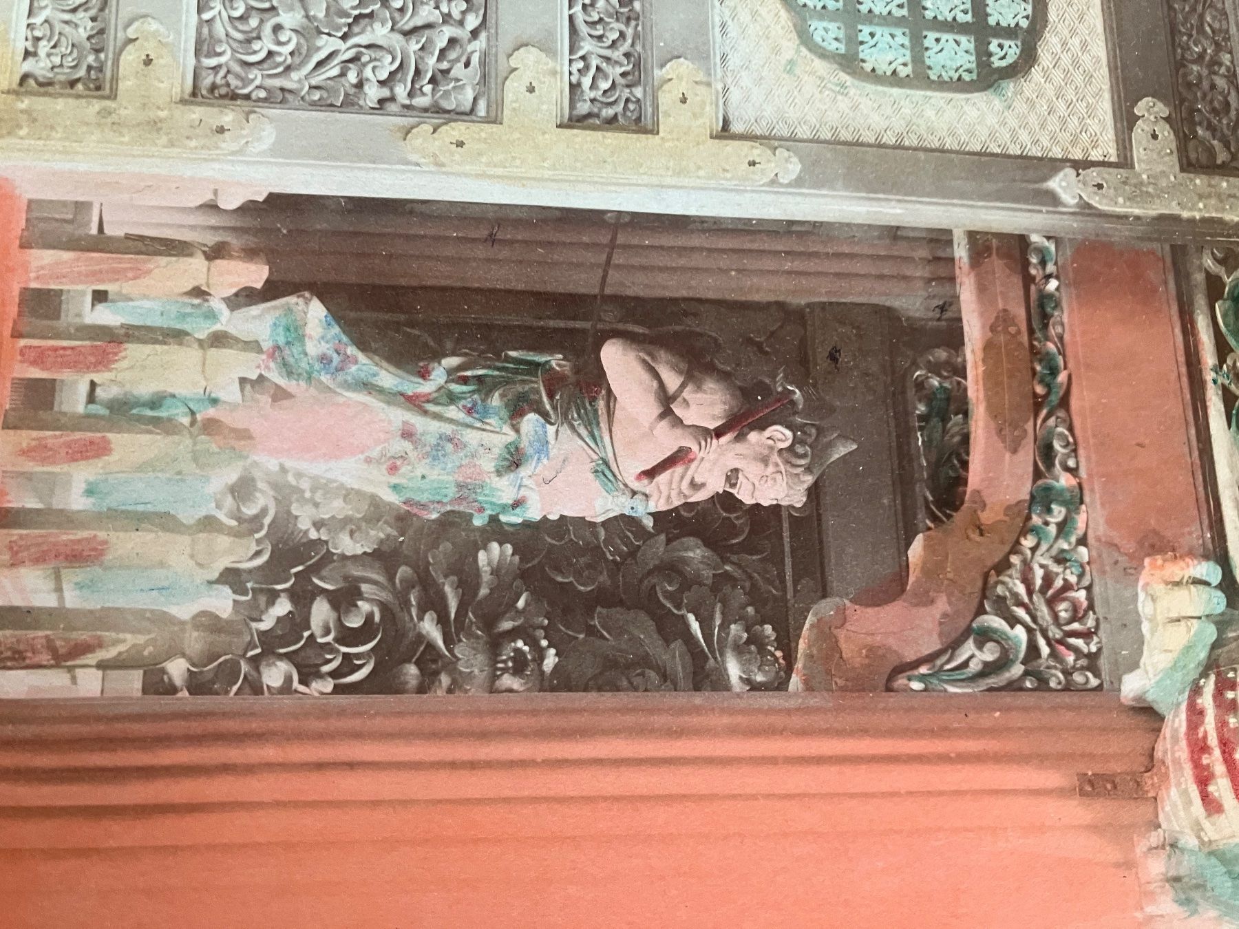 Albumin-Foto Japan - Buddha in Nikko um 1880 - ca. 25 x 20 (Gebraucht ...