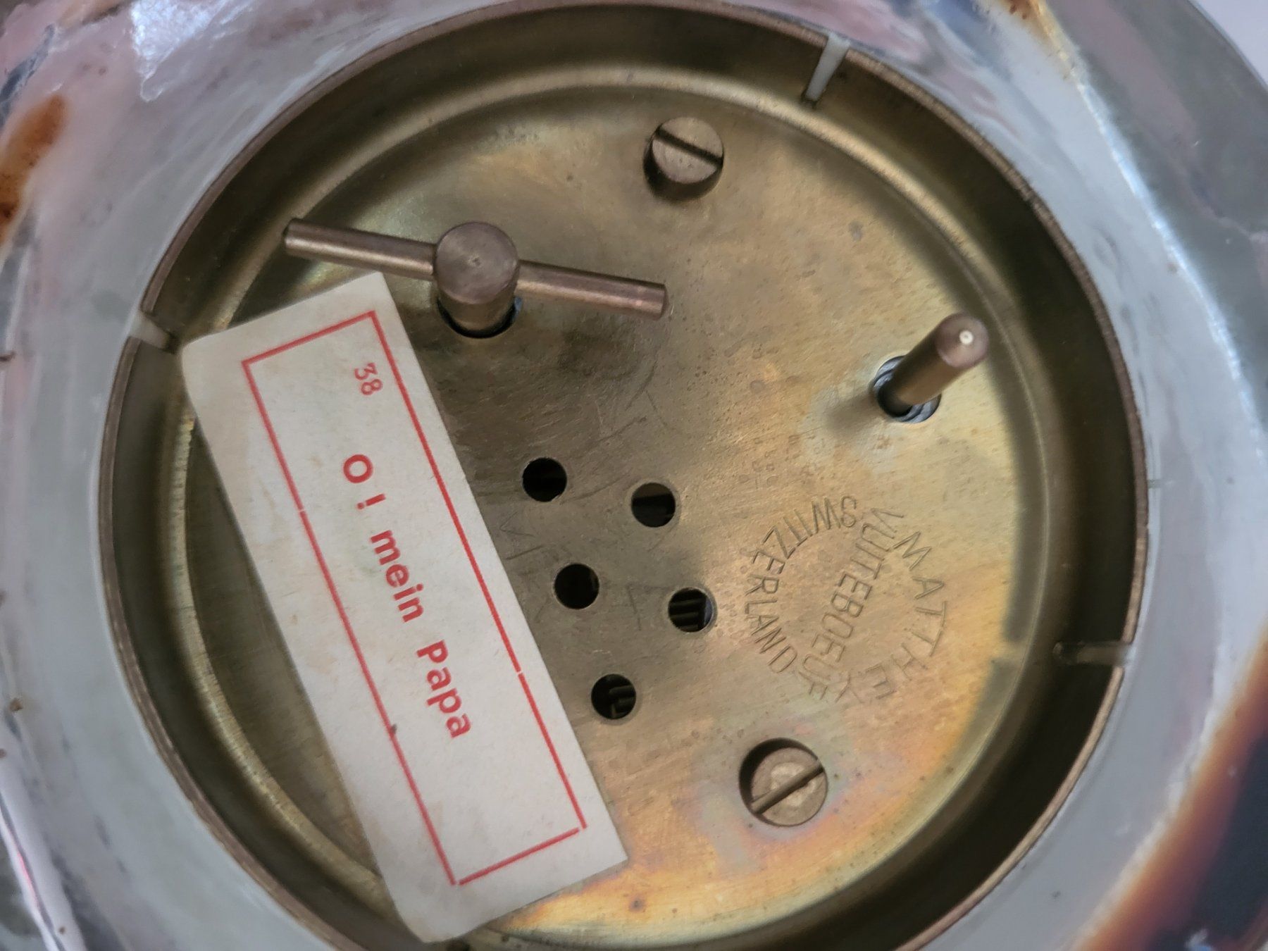 Carafe Violon Vintage ISA - Boîte à Musique Matthey - Jubilé (Gebraucht ...