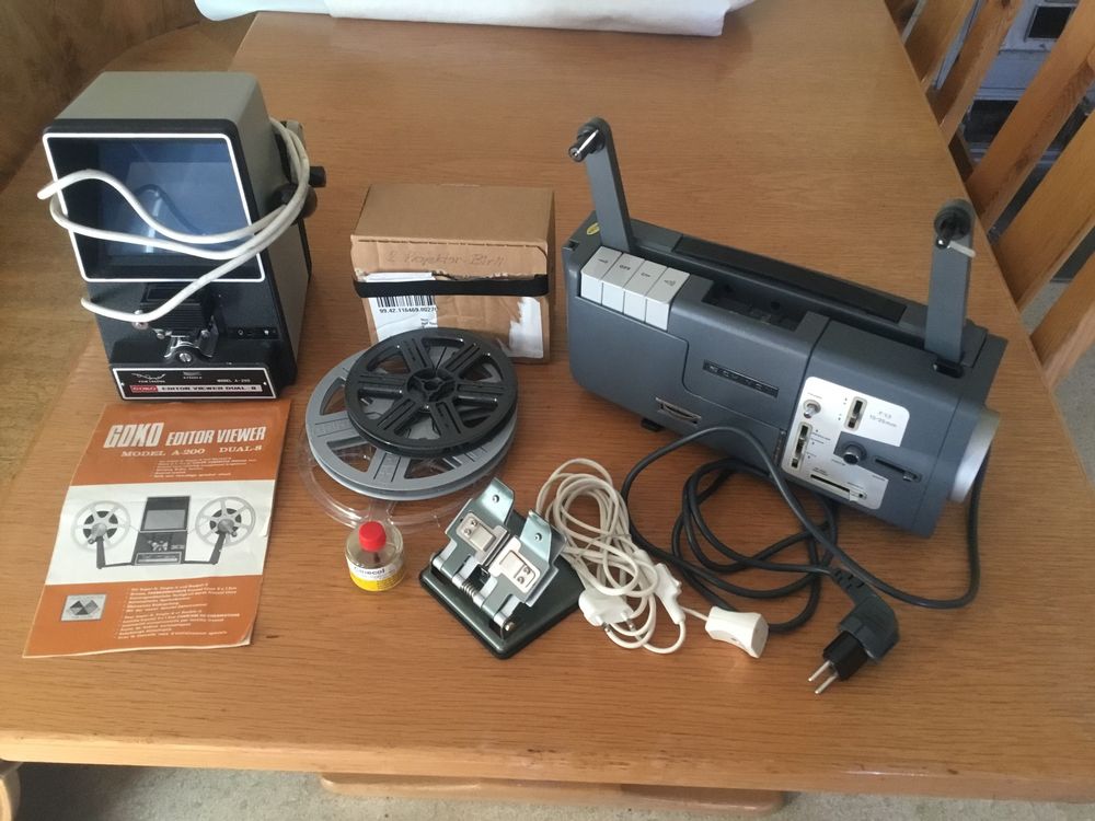 Filmprojektor und Super 8 Viewer inkl. vielem Zubehör | Kaufen auf Ricardo