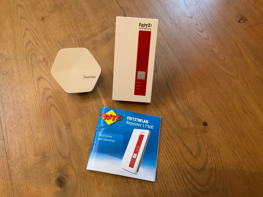W-LAN repeater Fritz +UPS (Gebraucht) in Siglistorf für CHF 20 – mit ...