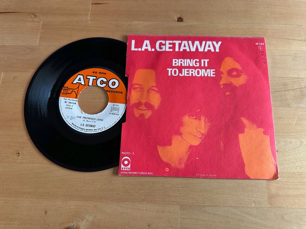 L.A. GETAWAY rare Bring it to Jerome Single Rock Blues 70's (Gebraucht ...