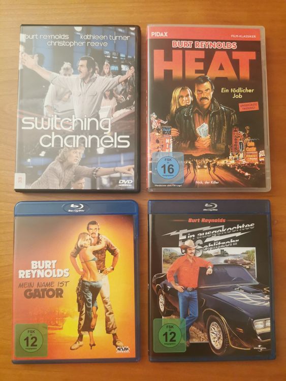 2 DVDs, 2 Blu-Rays - Burt Reynolds Klassiker, Guter Zustand (Gebraucht) in Birmensdorf ZH für ...