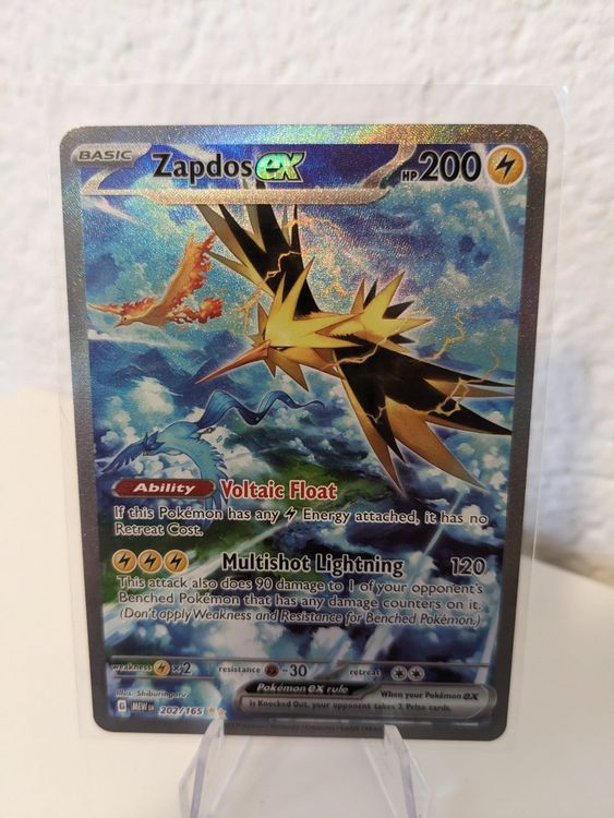 Pokemon 151 - Zapdos EX 202/165 ( EN ) ab 1Fr!!! | Kaufen auf Ricardo