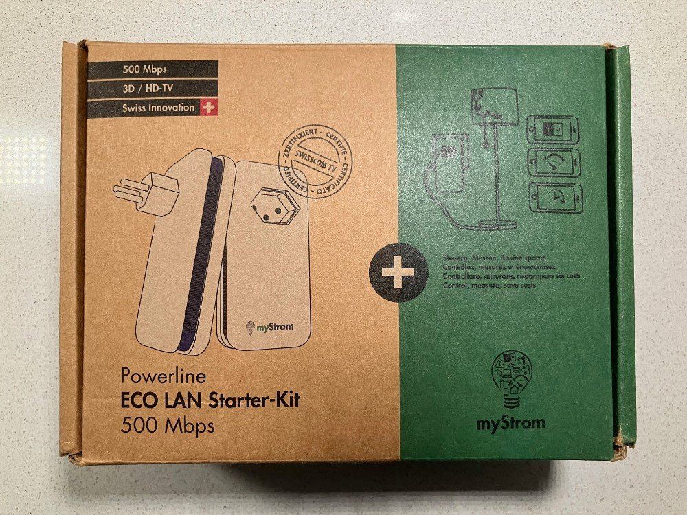 MyStrom Powerline ECO LAN Starter Kit 500 Mbps NEU (Neu und ...