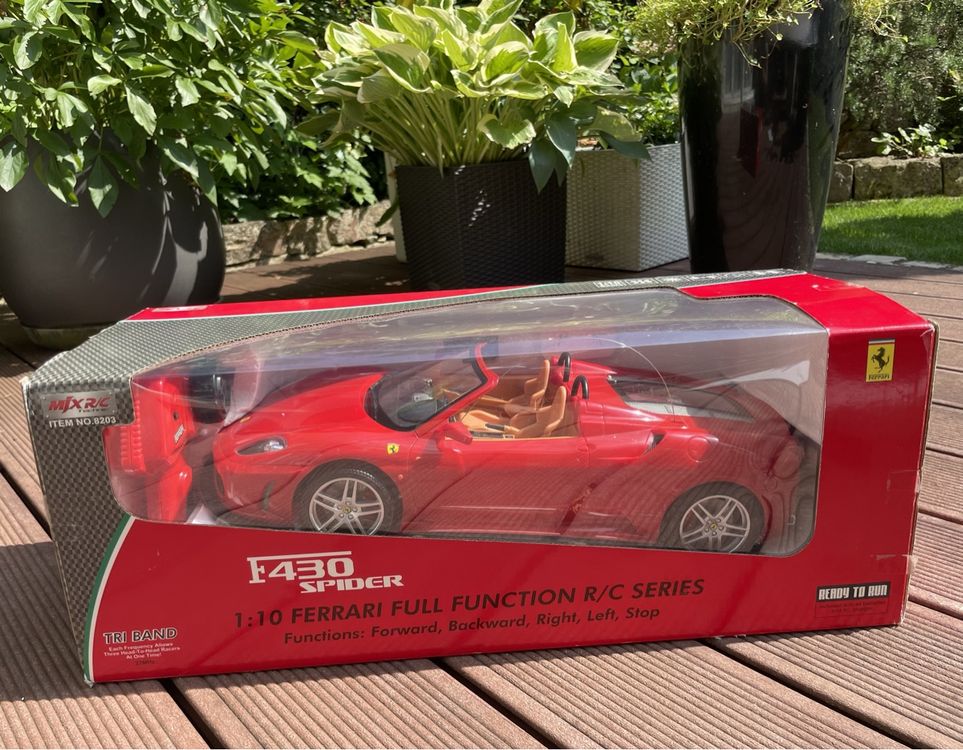 1: 10 MJX RC Ferrari F430 Spider Cabriolet | Kaufen auf Ricardo