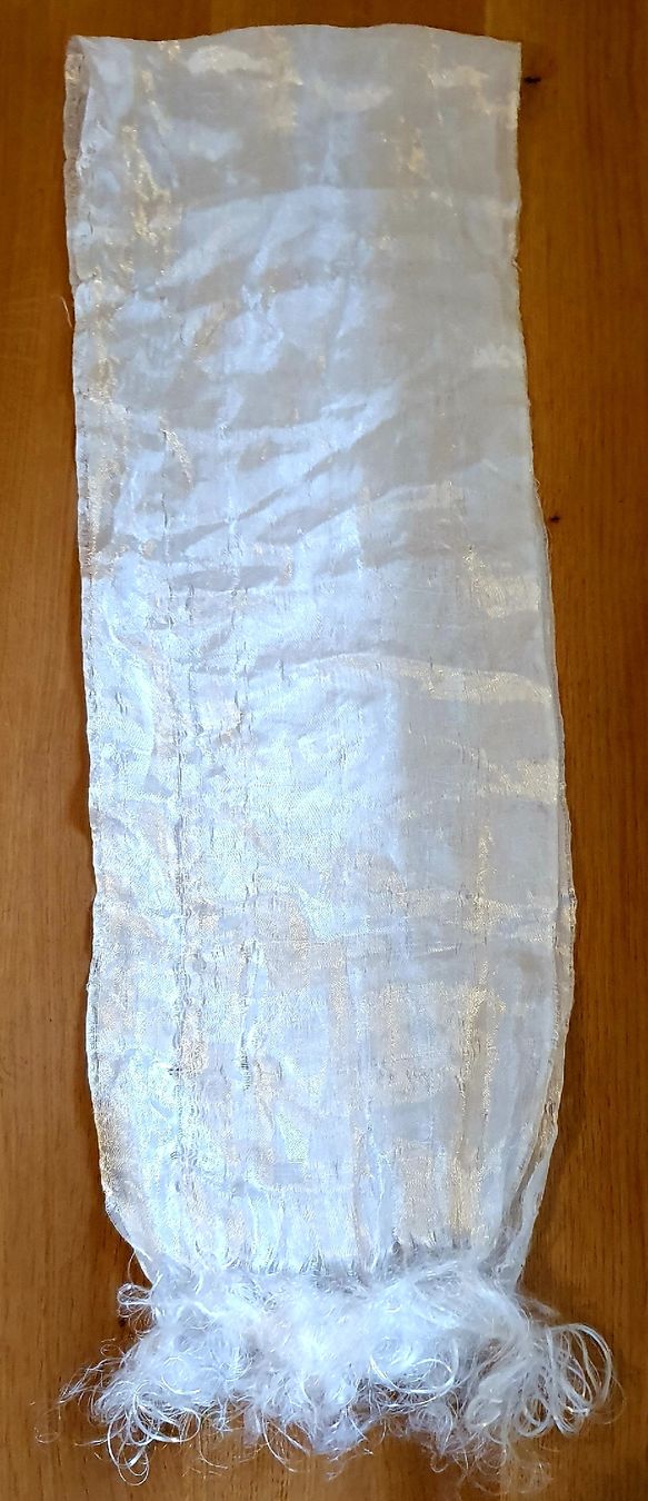 Khata, buddhistischer Schal aus Naturseide, neu 160cm x 26cm (Neu ...