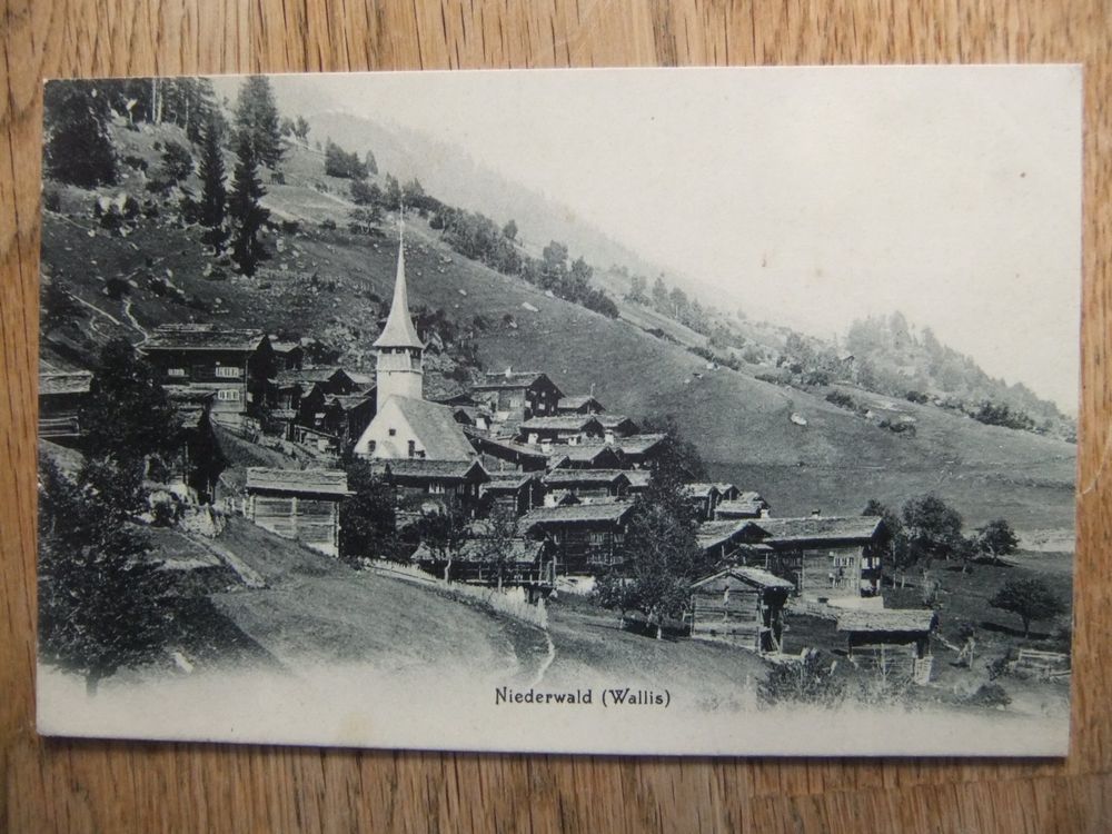 Niederwald Wallis Valais Goms 22.08.1907 (Gebraucht) in St. Niklaus VS für CHF 20 – mit ...