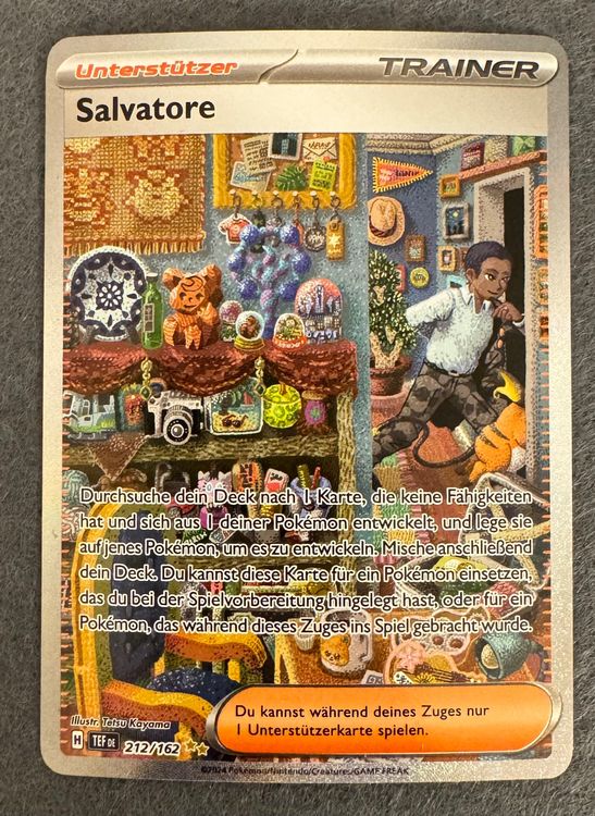 Pokemon Salvatore Special Illustration Rare 212/162 (Neu (gemäss ...