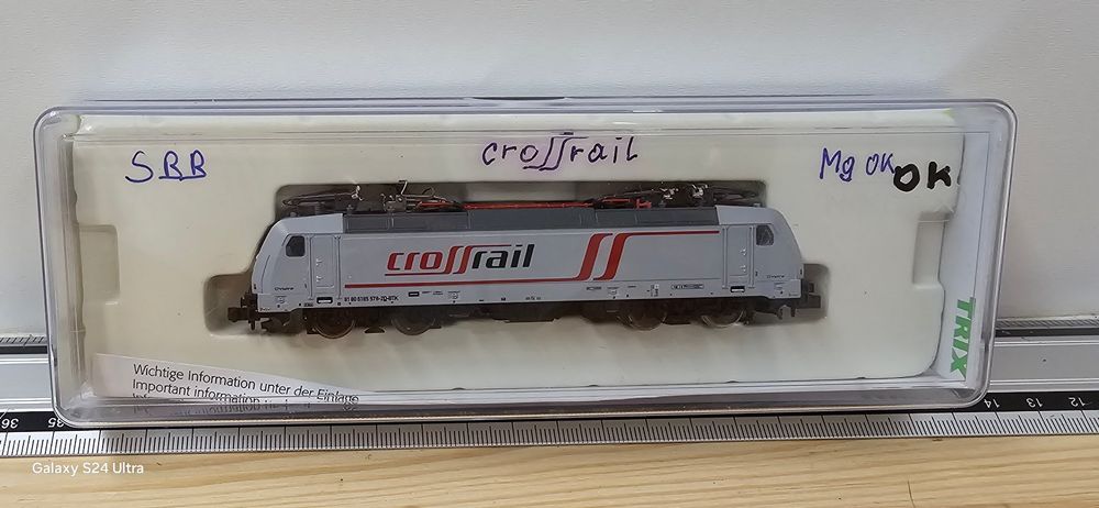 Spur N Trix 12596 BR 185.5 Crossrail Elektrolokomotive (Gebraucht) in ...