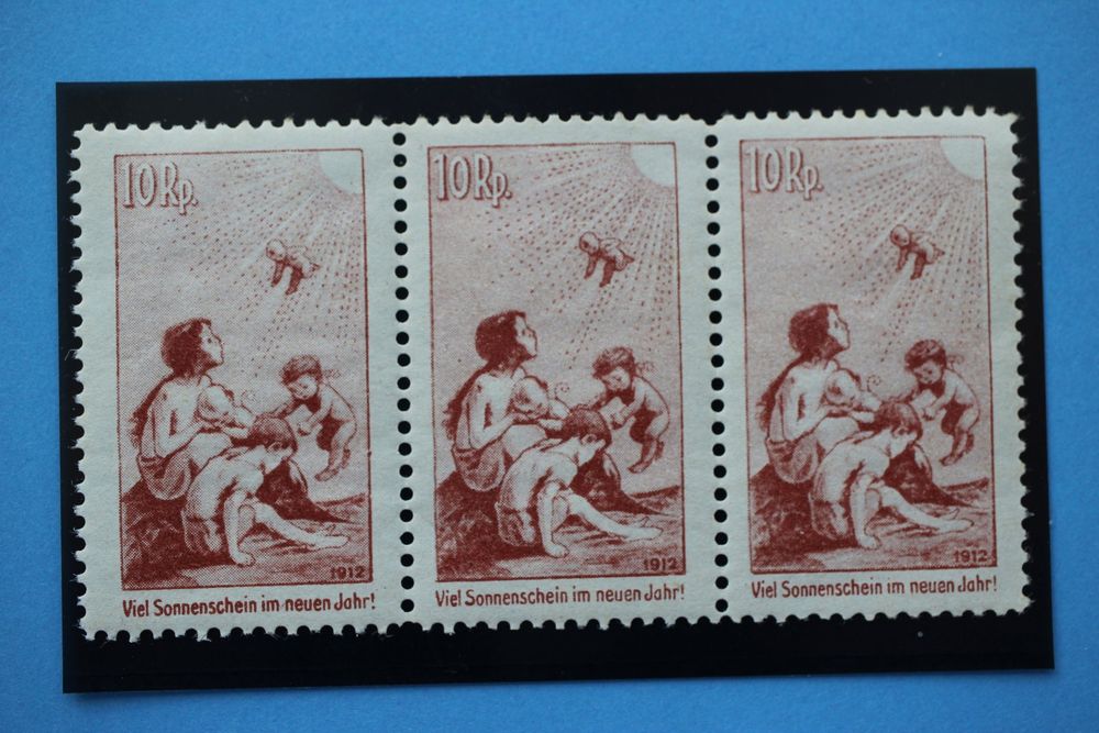 PJ 1912 Nr. I.1.12 - zu breites Format 2.6cm - postfrisch ** (Neu ...