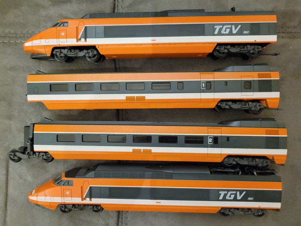 Train TGV Lima HO 4 pièces | Kaufen auf Ricardo
