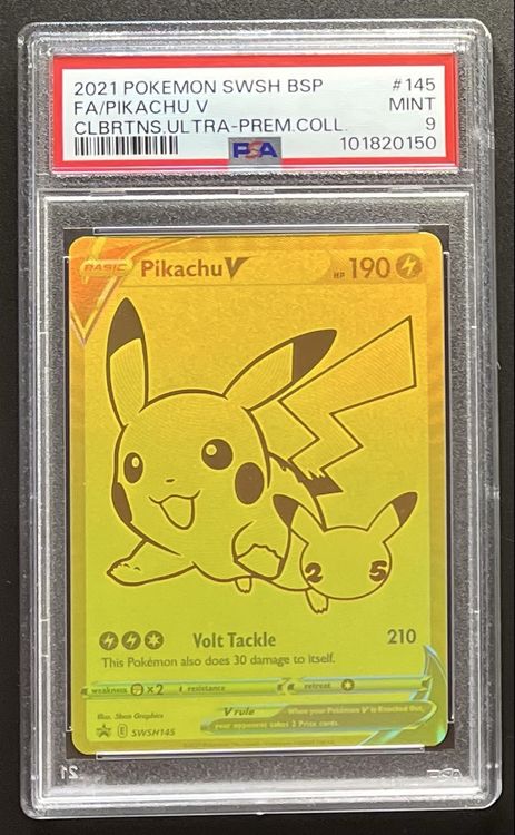 Pikachu Sword&Shield Promo - SWSH145 - PSA9 (Neu (gemäss Beschreibung ...
