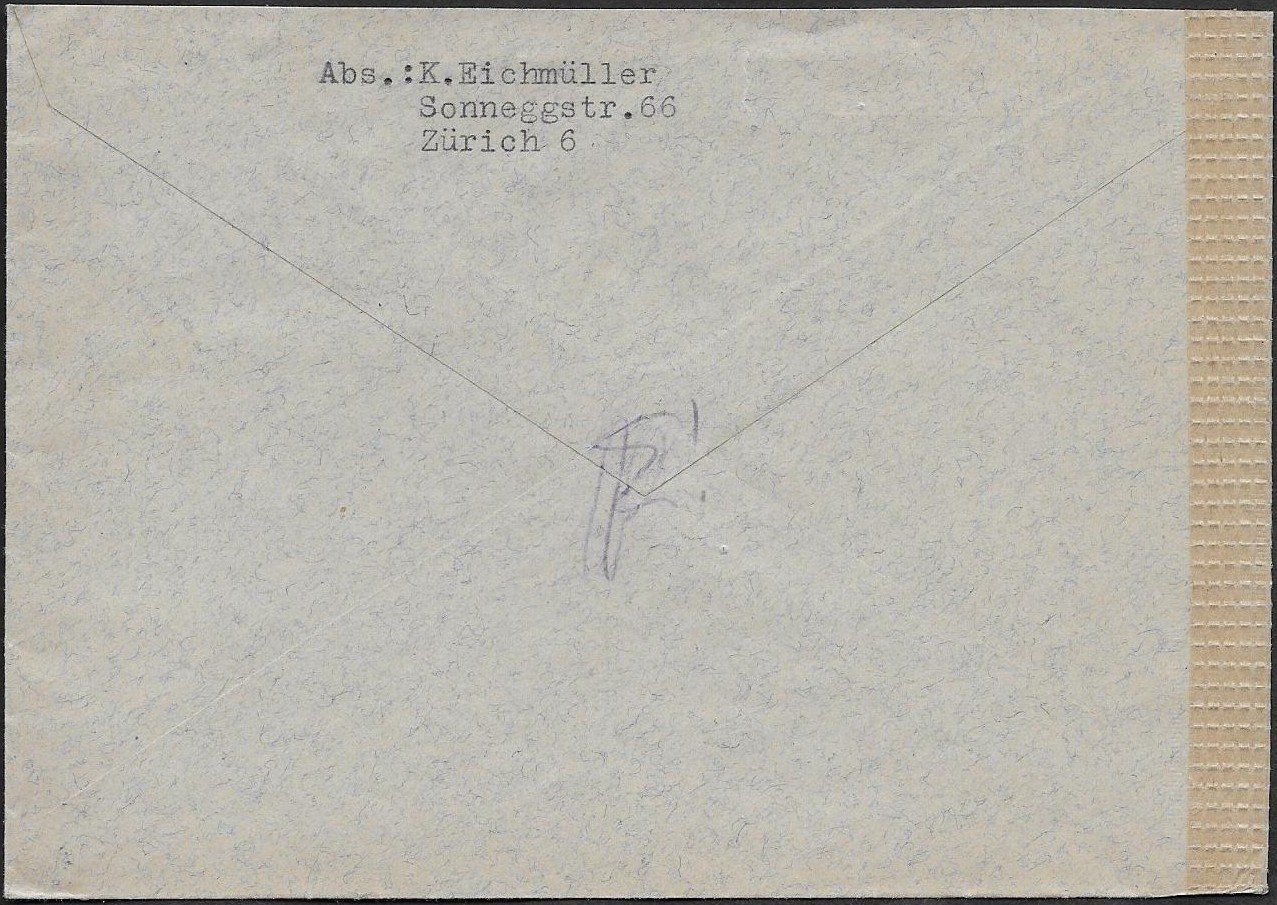 1944 R/SATZ-Brief Olymp. Apollo o ZH-AMSTERDAM Zensur ab 1.- (Gebraucht) in Zürich für CHF 1 ...