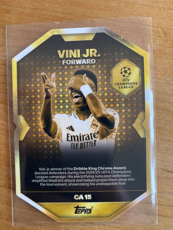 Topps Match Attax 25/26 Chrome Award Vini Jr. CA15 (Neu (gemäss ...