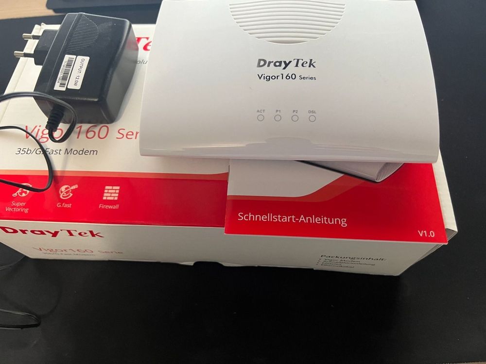 DrayTek Vigor 166 G.Fast/Supervectoring/VDSL Modem (Gebraucht) in ...