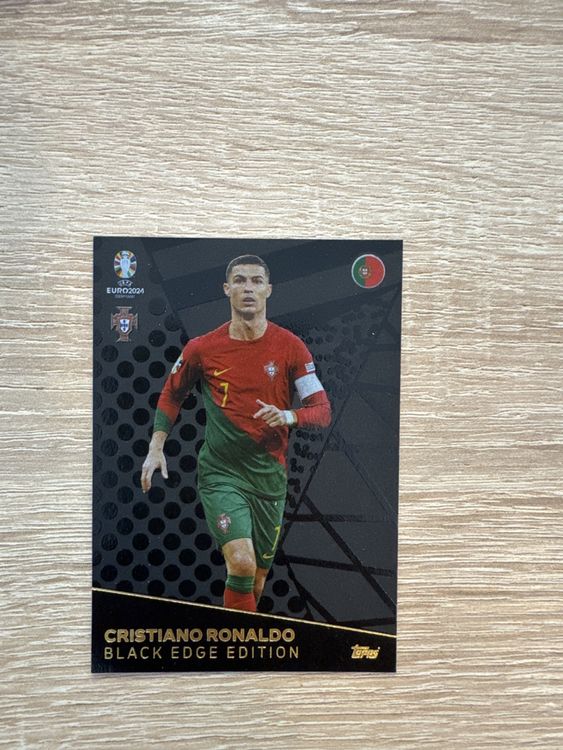 Topps Match Attax Euro 2024 Cristiano Ronaldo Black Edge | Kaufen auf Ricardo