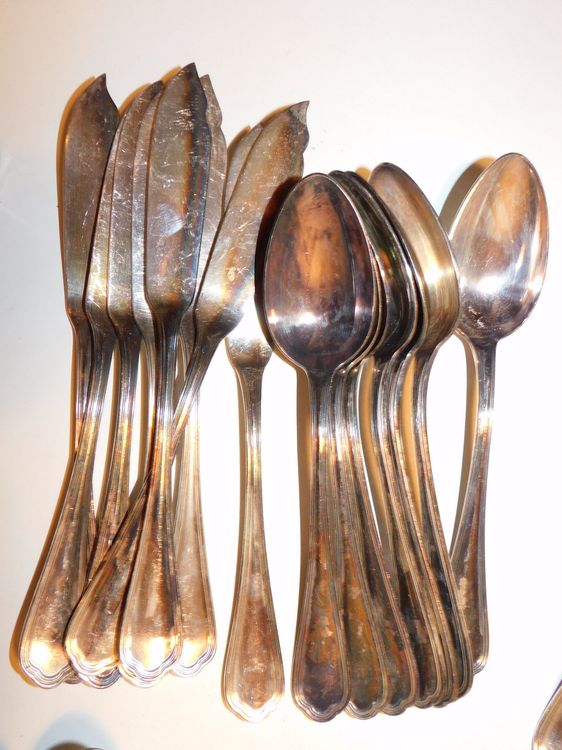 Rausverkauf Besteck 82 teilig Christofle Modell Spatours alt | Kaufen auf Ricardo