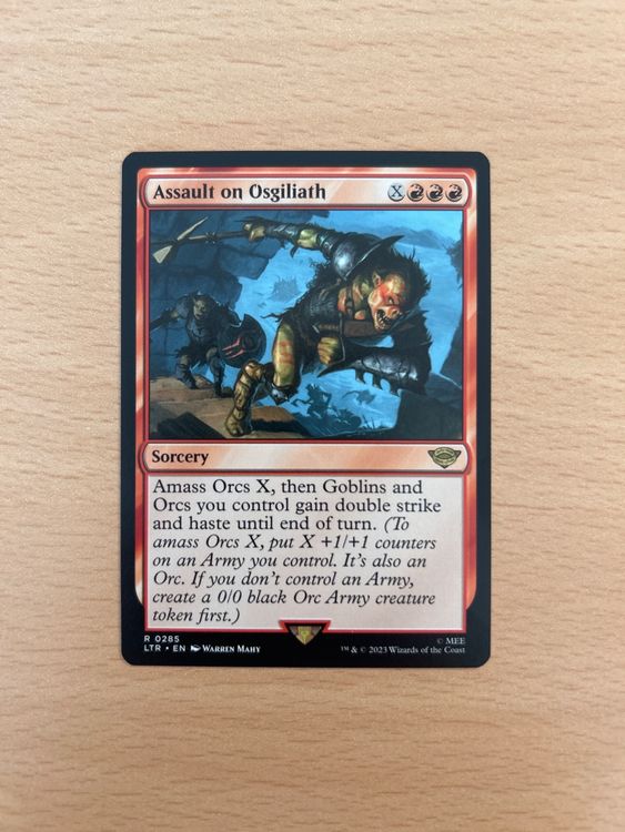 0285 Lord of the Rings - Assault on Osgiliath - MTG | Kaufen auf Ricardo