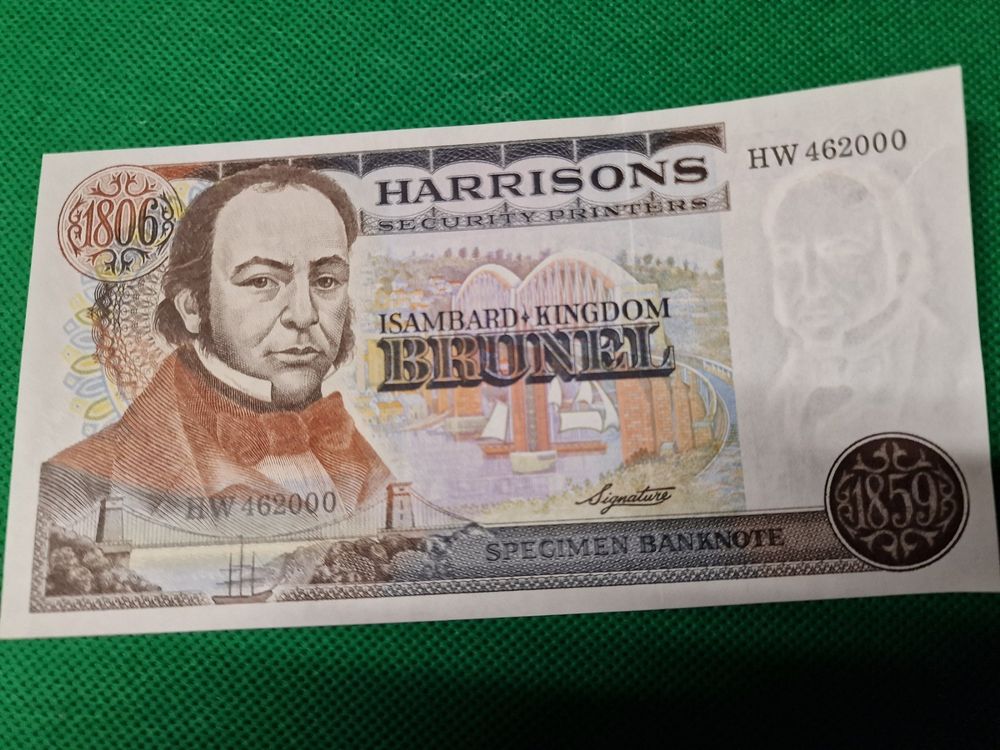 Specimen Banknote Brunel | Kaufen auf Ricardo