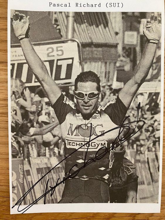 Pascal Richard (Schweiz) - Olympiasieger 1996 Strassenrennen (Gebraucht ...
