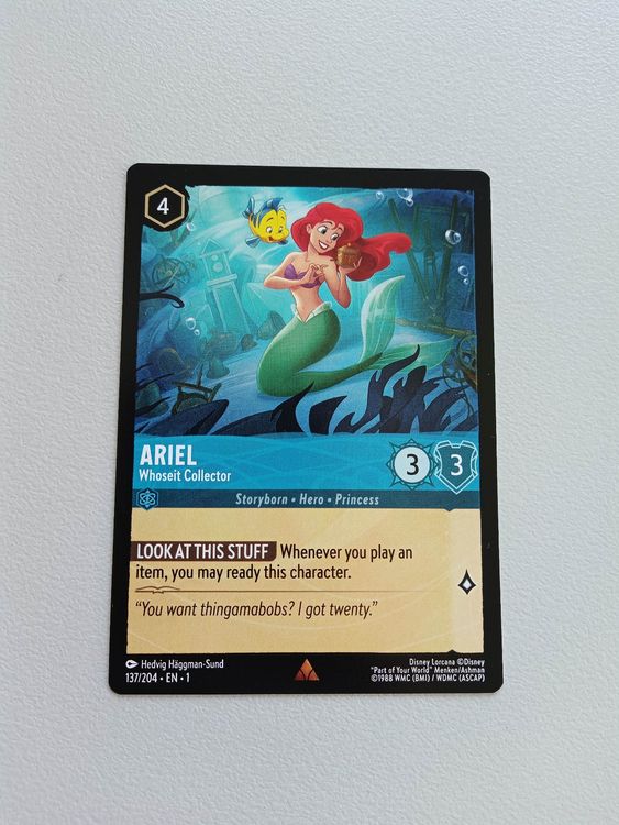 Lorcana - Ariel - Rare Karte - Disney (Neu (gemäss Beschreibung)) in ...