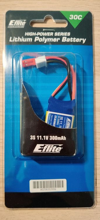 E-Flite Lipo 30C 3S 11.1V 300mAh JST | Kaufen auf Ricardo